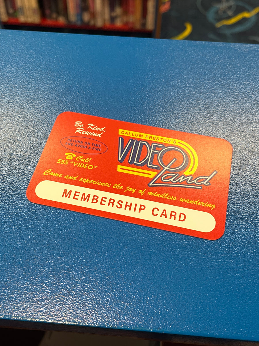 Video Land Membership Card – Callum Preston